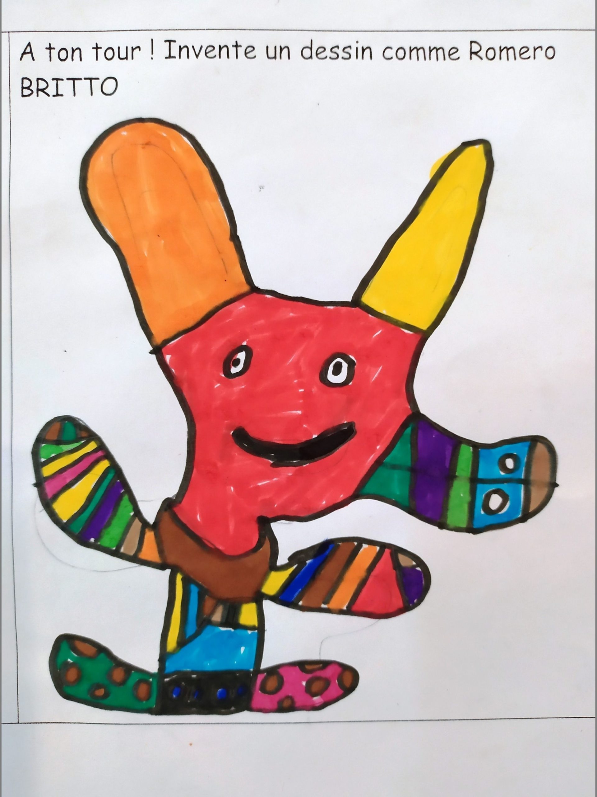 Activité artistique : à la manière de Roméro BRITTO - Collège français ...