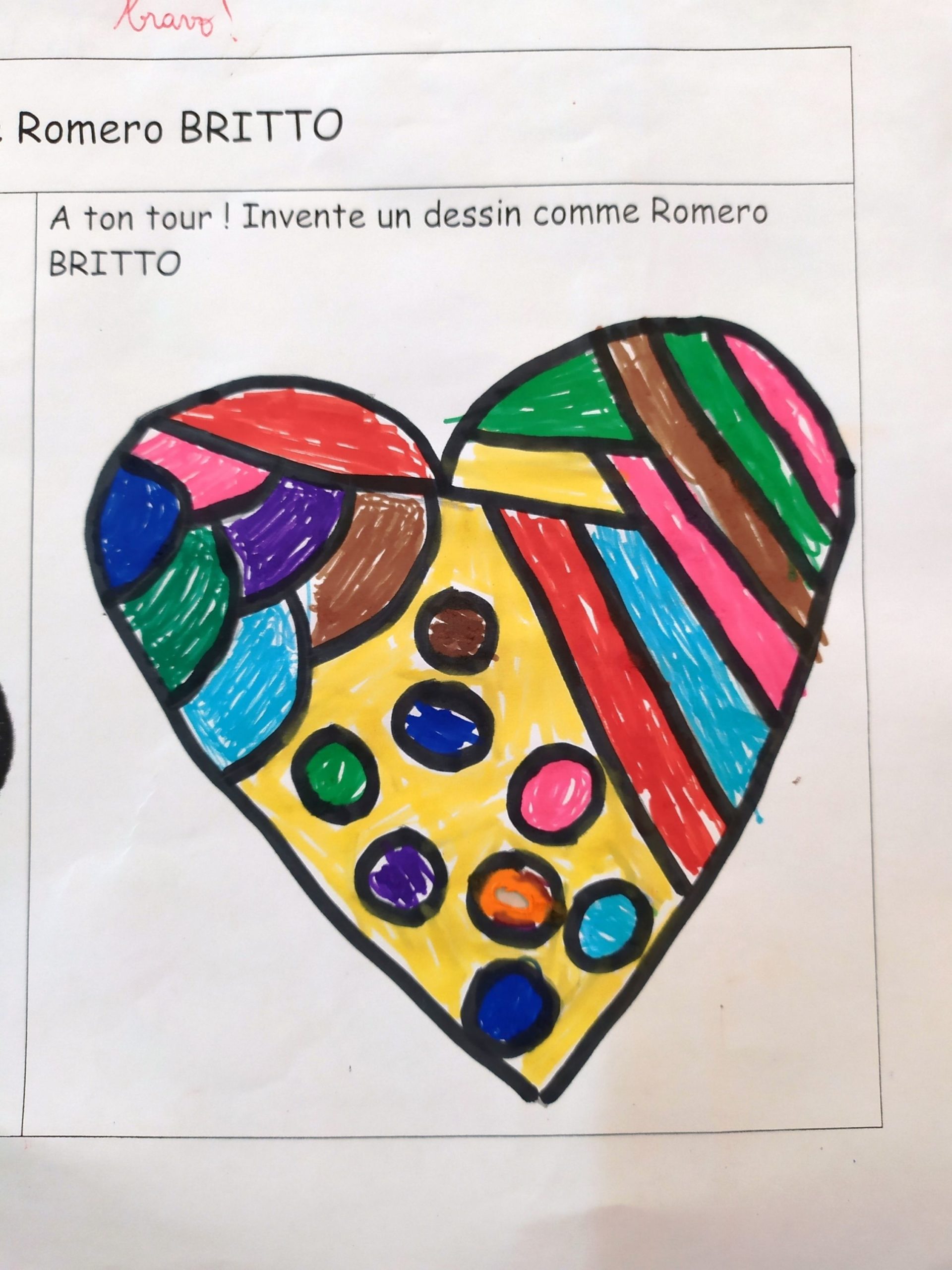 Activité artistique : à la manière de Roméro BRITTO - Collège français ...